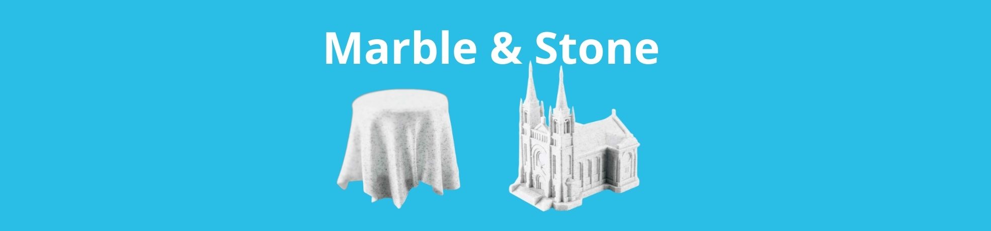 Marble & Stone 3D Printer Filaments – Realistic Texture & Finish